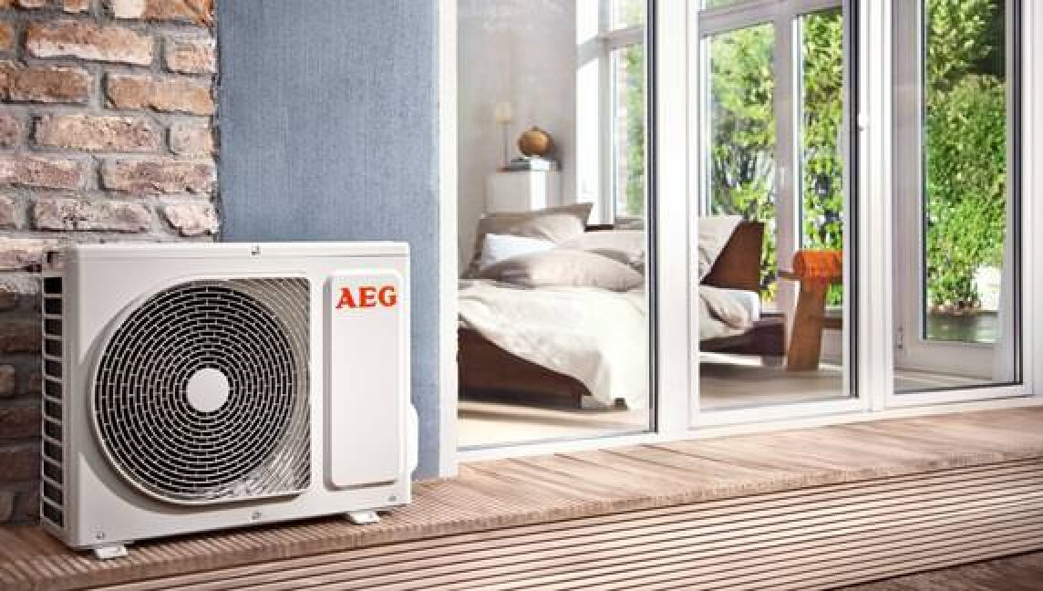 Inverter Split-Klimageräte von AEG Haustechnik zum Kühlen, Entfeuchten ...