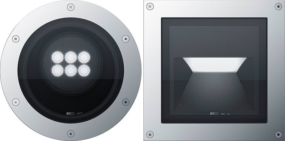 Weiterentwickelt: Erco Tesis LED Bodeneinbauleuchten zur ...