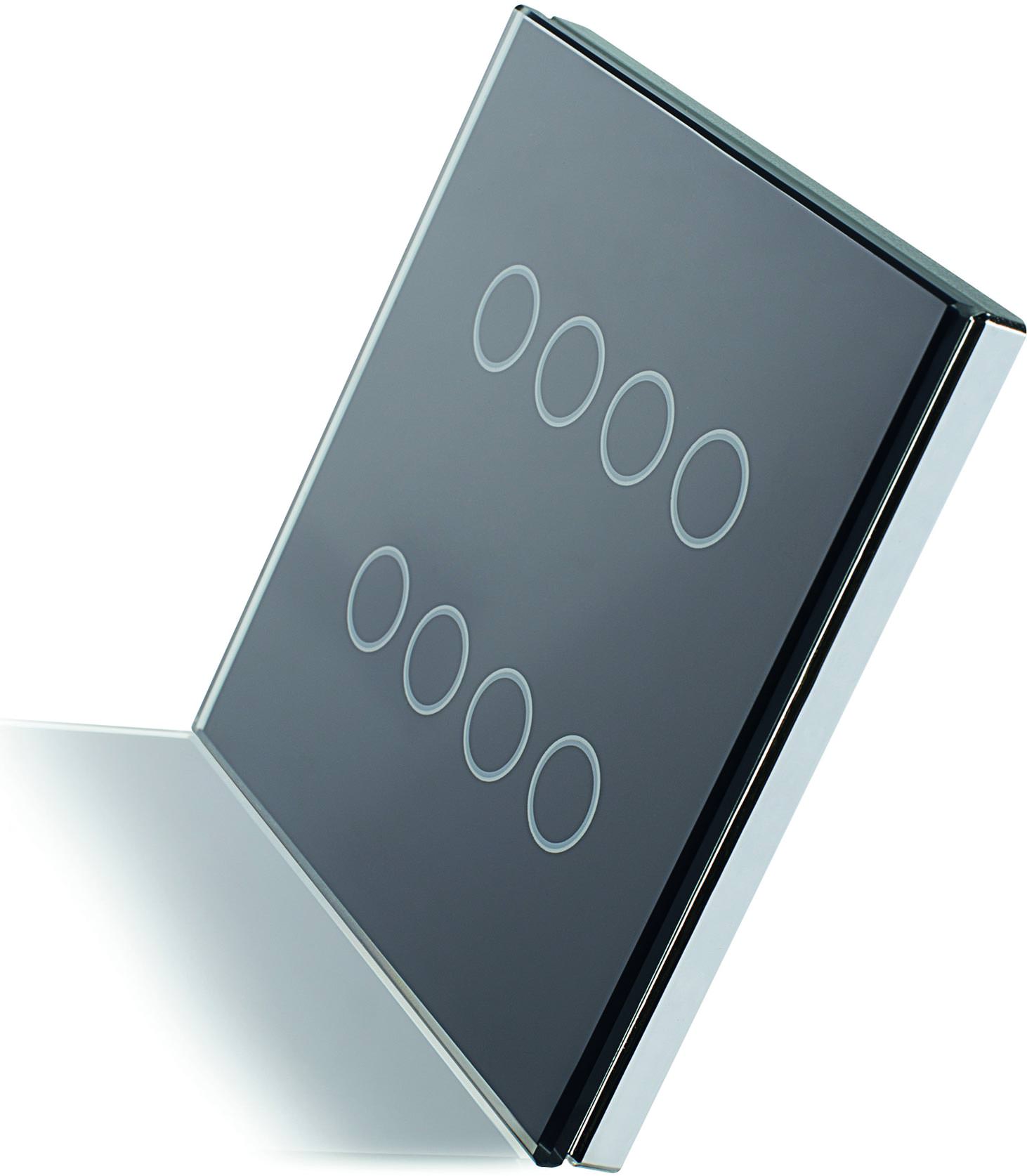 Tastsensoren aus Glas incl. Orientierungsbeleuchtung mit Annäherungssensor