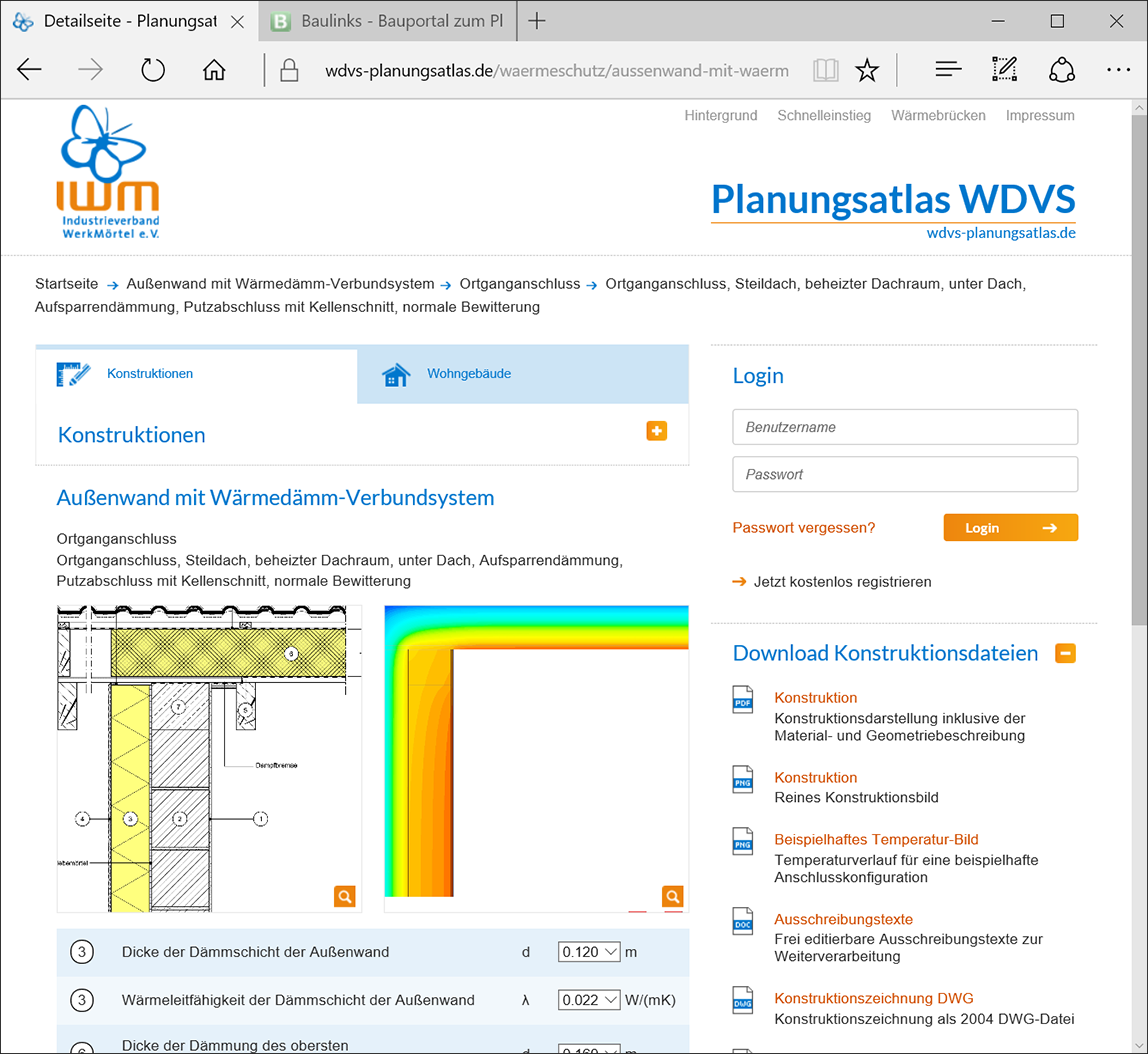 WDVS-Planungsatlas jetzt Tablet- und Smartphone-tauglich