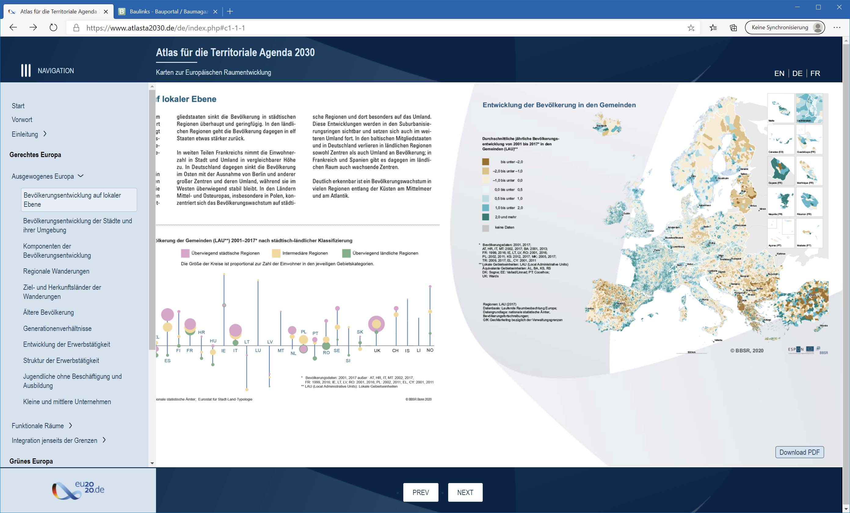 Atlas TA 2030: Atlas zur europäischen Raumentwicklung erschienen