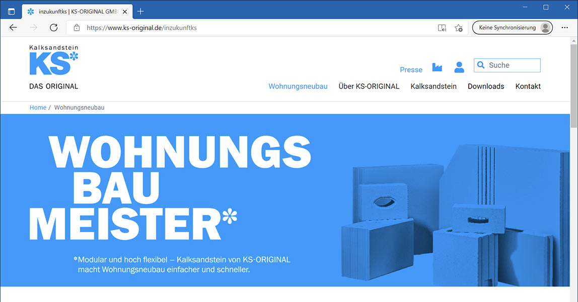 KS-Original launcht Wohnungsneubau-Kampagne