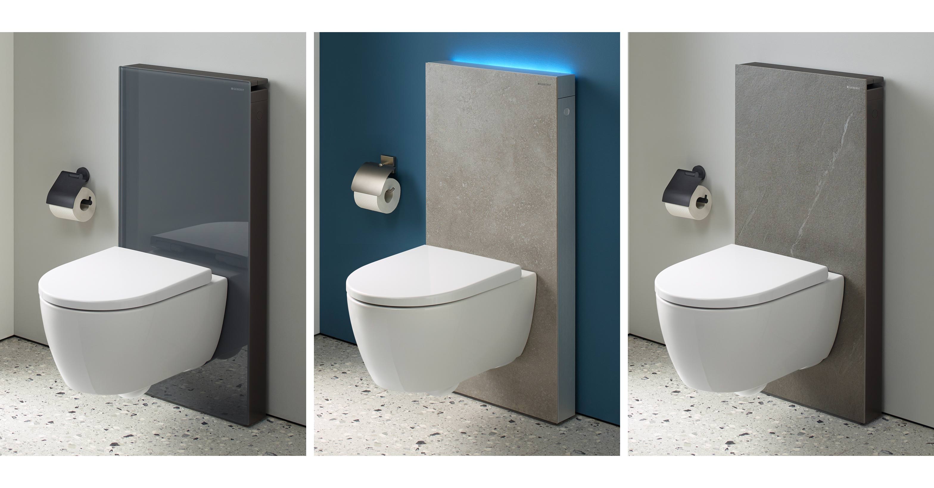 Design-Update für Geberits Sanitärmodul Monolith und Betätigungsplatten