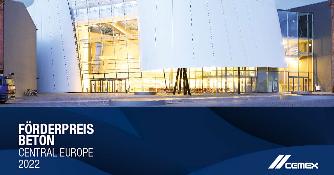 Cemex ruft zur Teilnahme am Förderpreis Beton Central Europe auf