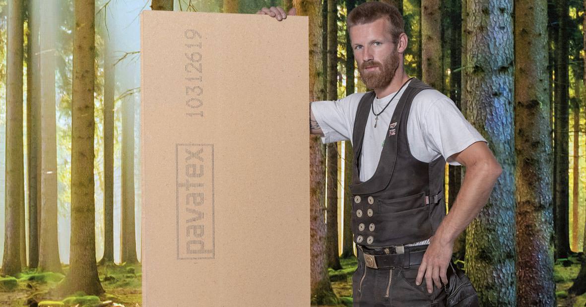 Multifunktionale Holzfaserdämmplatte Isolair auch in XXL