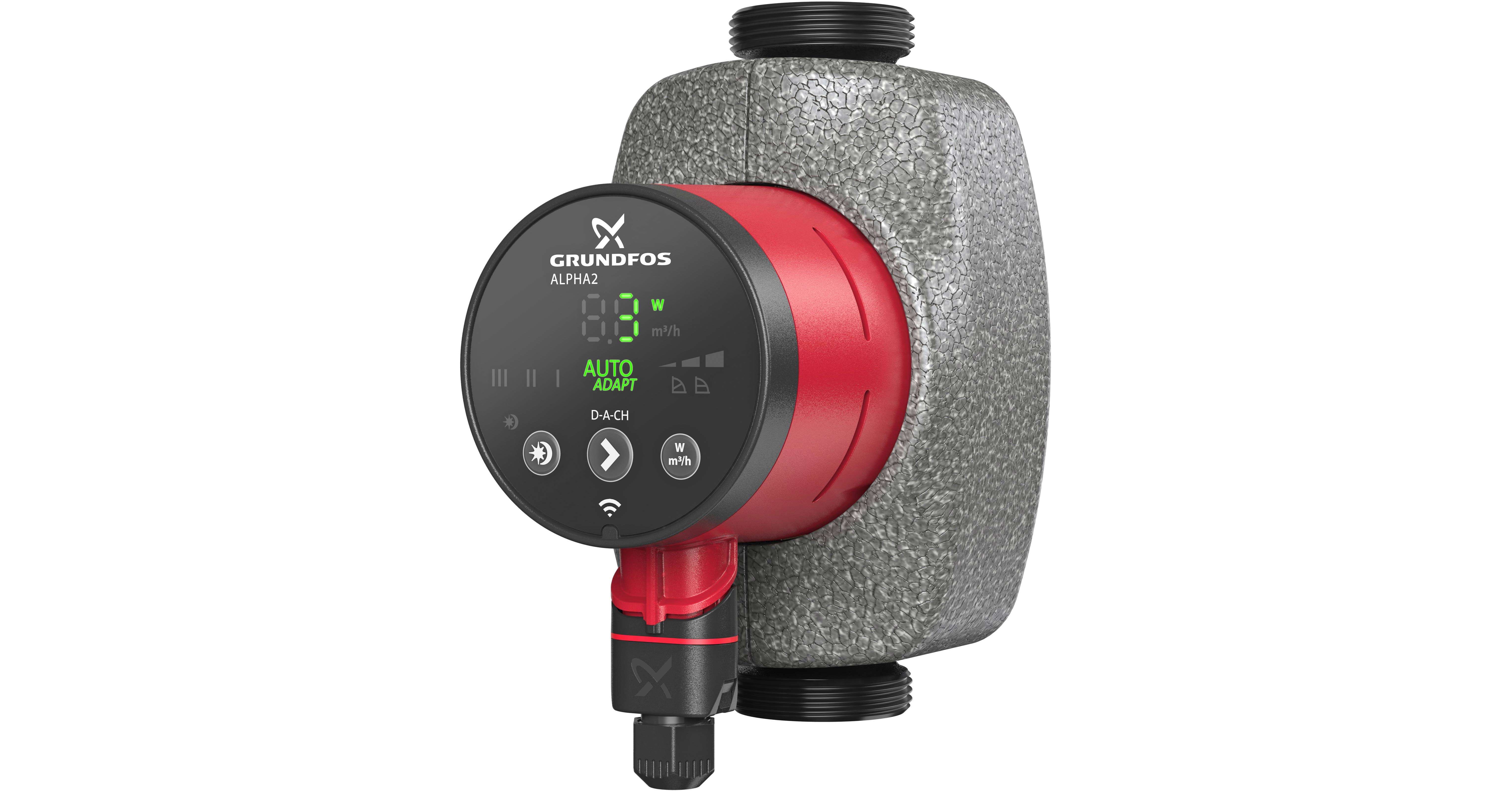 Kommunikationsfunktionen auch bei kleinen Grundfos-Heizungspumpen