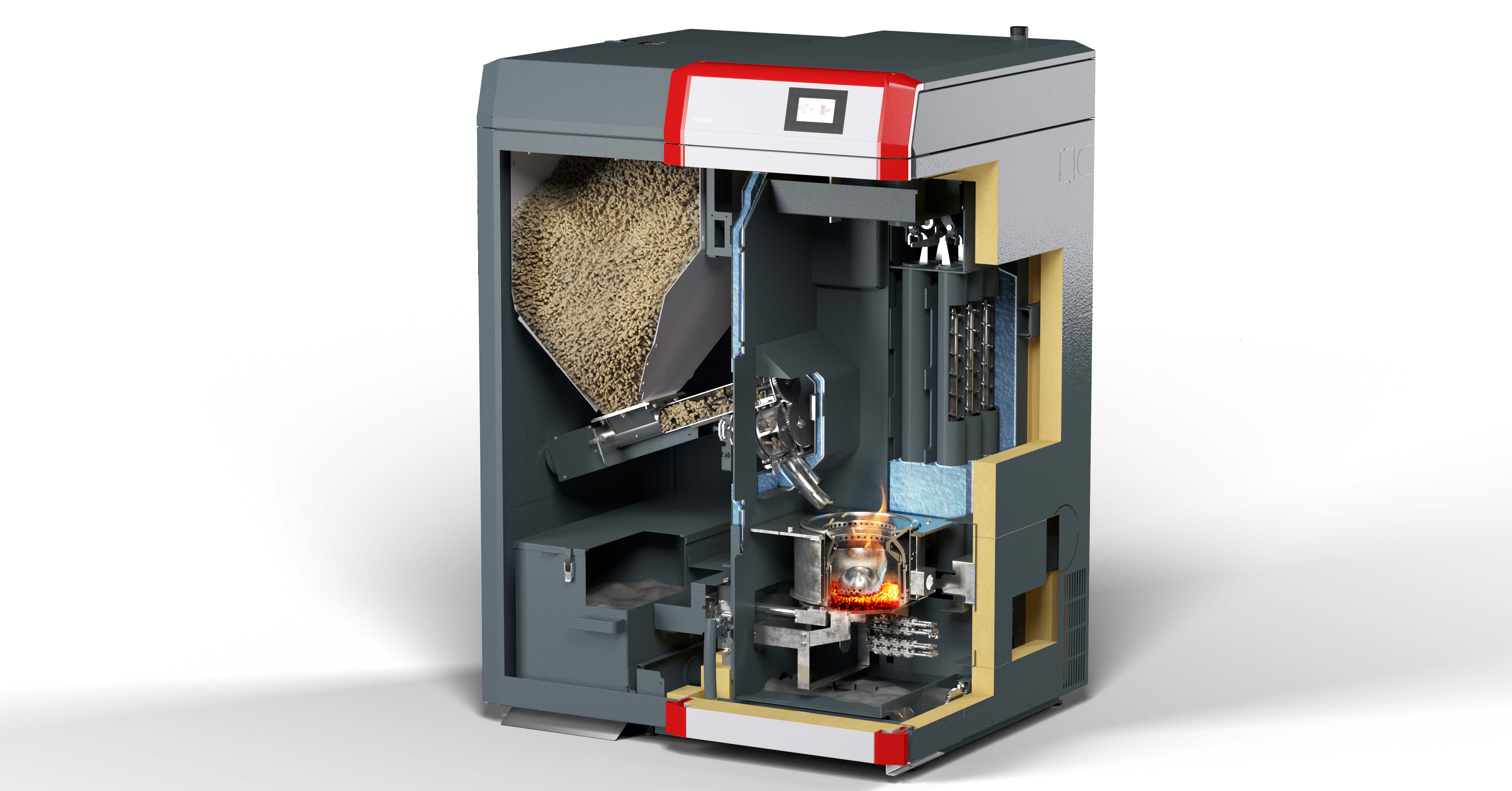 Kompakte Pelletkessel von Windhager neu mit bis zu 63 kW Leistung