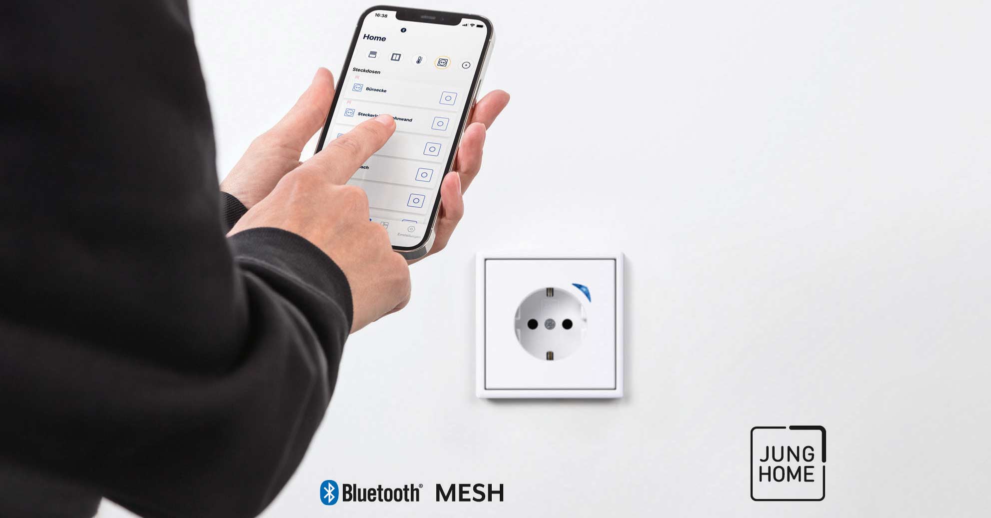 Smart Home-Einstieg à la JUNG: JUNG HOME setzt auf Bluetooth Mesh