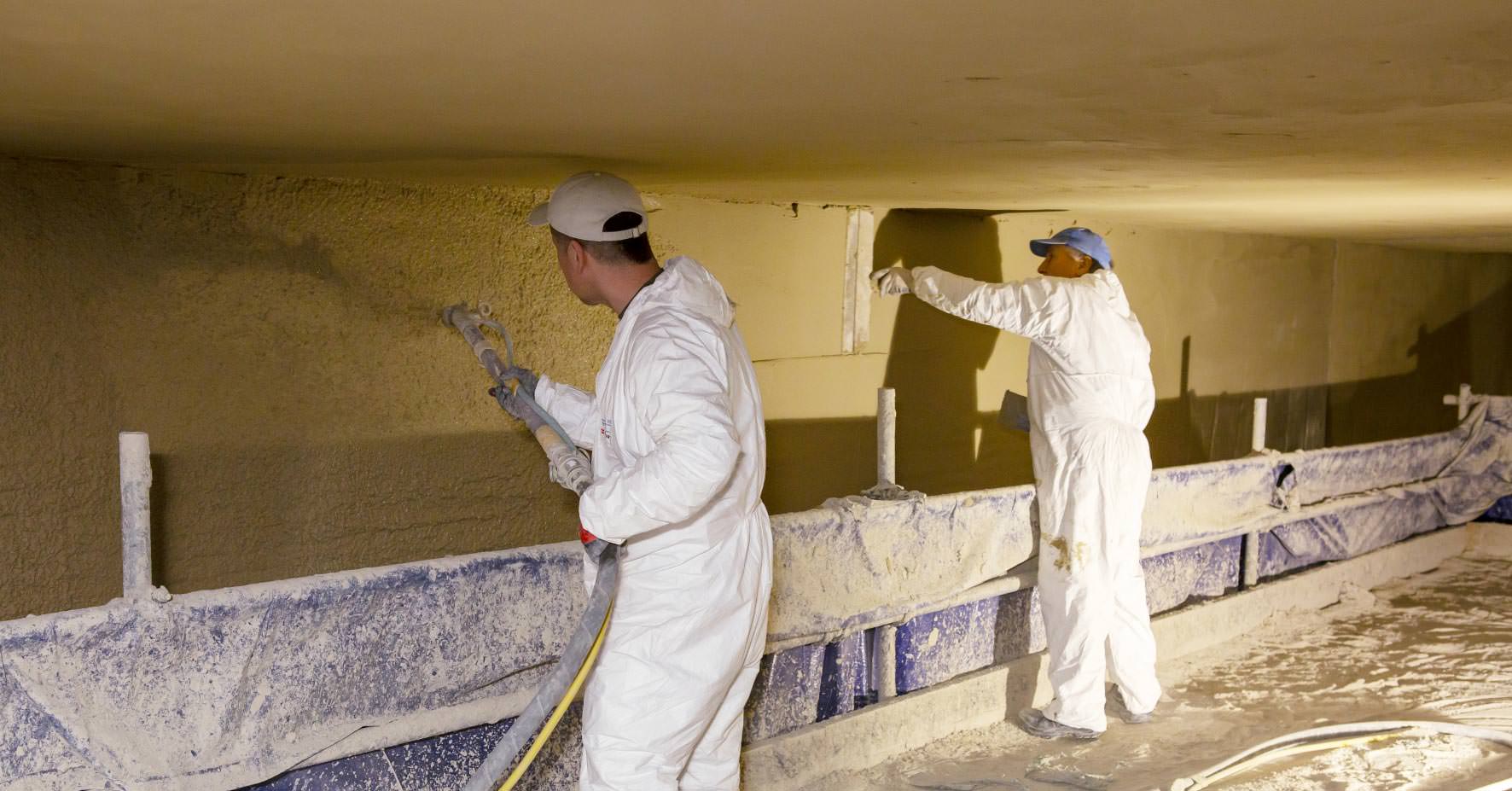 Brandschutzputz „maxit ip 160“ als Problemlöser im Tunnelbau