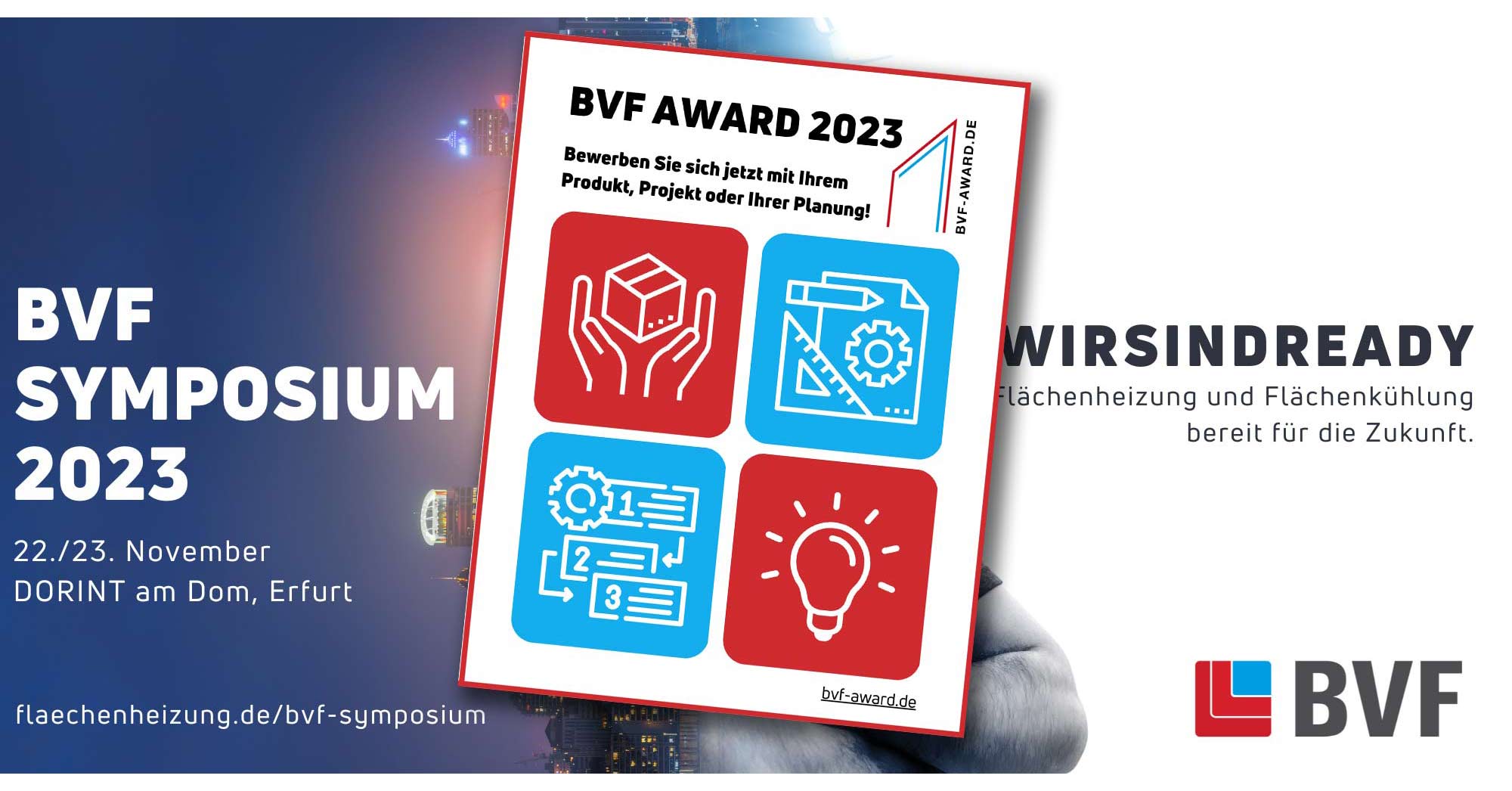 BVF Award 2023 - Bewerbungsphase gestartet