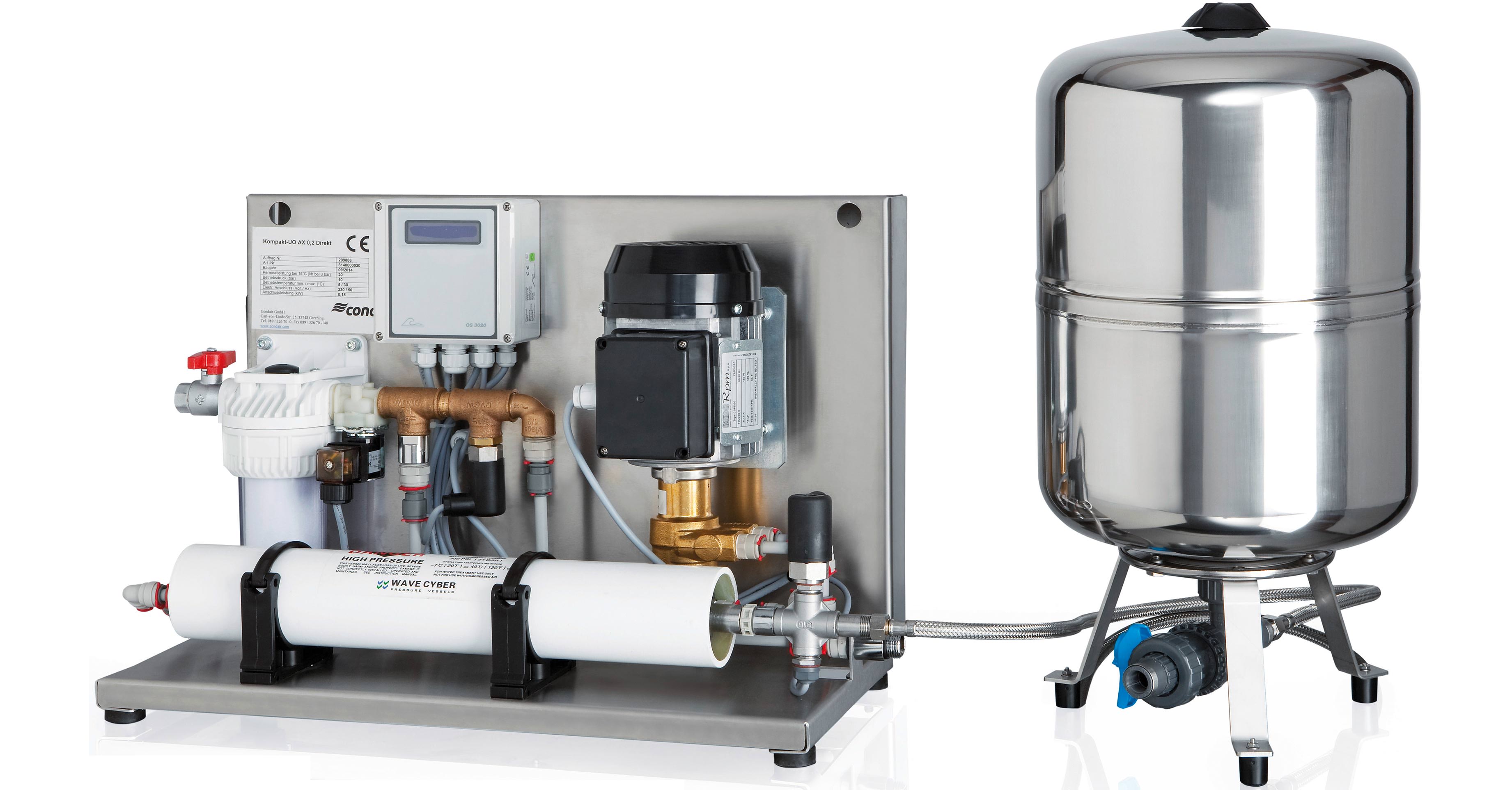 Condair AX: Kompakt-Umkehrosmose zur Wasserentsalzung