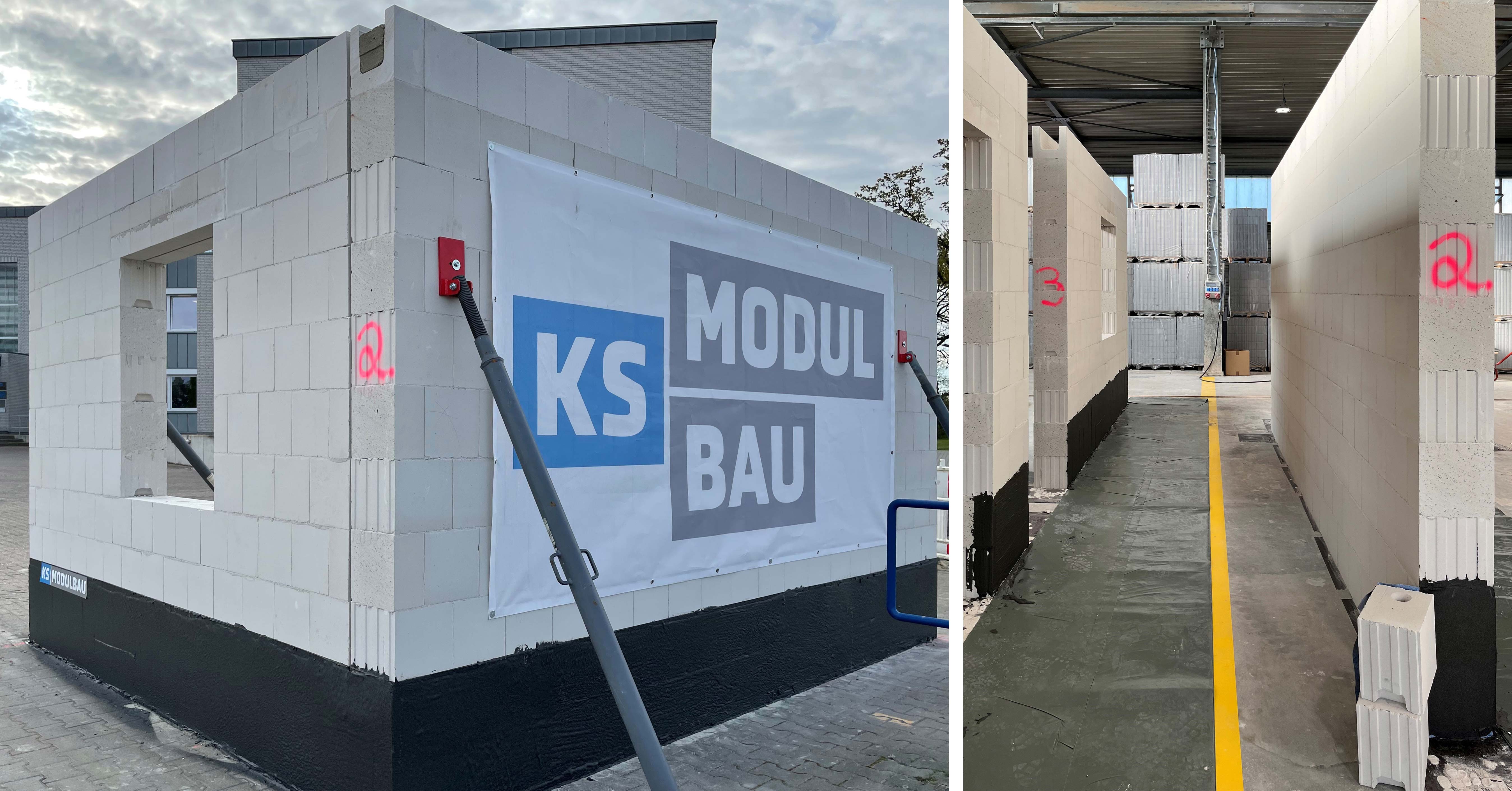 KS-Modulbau: Vorfertigung inklusive Sockelabdichtung