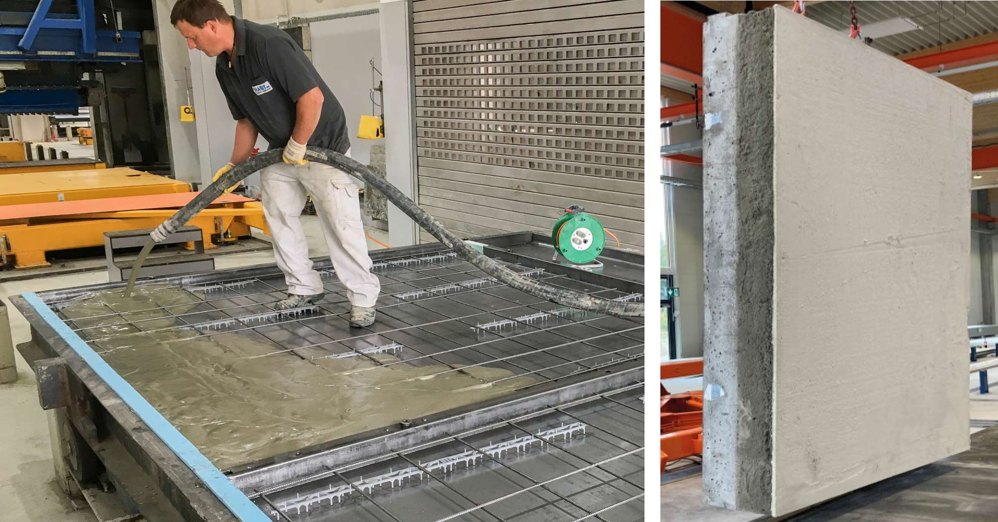 Neues technisches Verfahren zur Dämmung von Fertigteilwänden mit ...