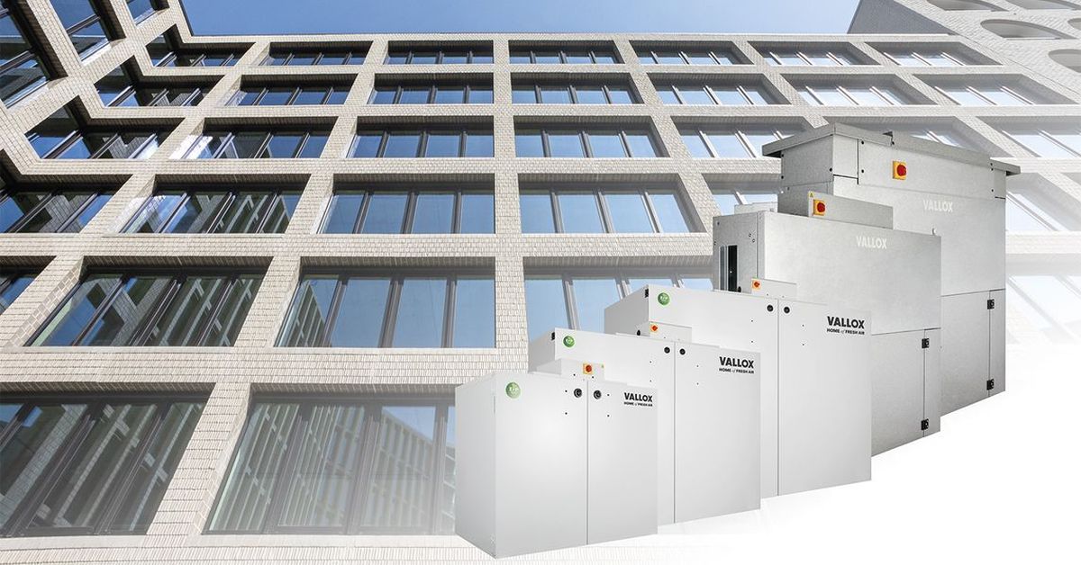 Vallox bringt DX-Register für Commercial Line auf den Markt