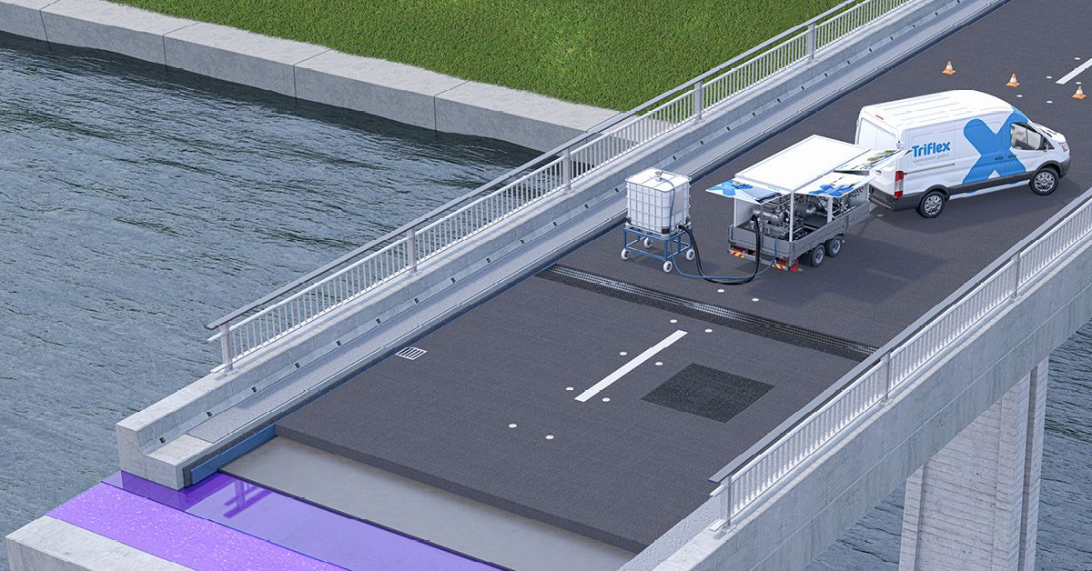 Triflex PMMA-Primer für Brückenabdichtungen bei niedrigen Temperaturen