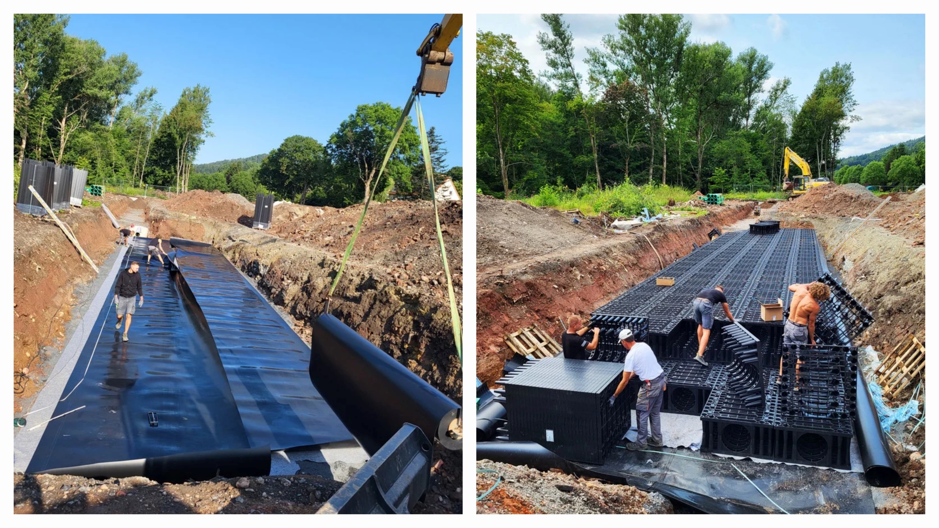 Regenwassermanagement mit BIRCOrainblock